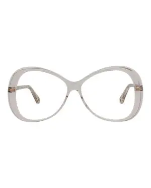 Chloé Round-Frame Optical Frames Pink Pink Transparent (ch0011o/30009851/002)
