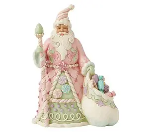 JIM SHORE Heartwood Sweets Santa Figurine 9.5in H - One-color