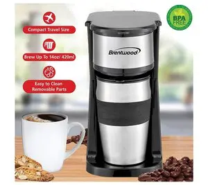 BRENTWOOD 700w Portable Single Coffee Maker