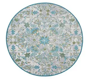 SAFAVIEH Barbados Tropica 6'-6' X 6'-6' Round R G - One-color