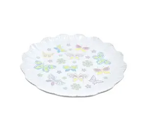 TEMP-TATIONS As Is Seasonal 12' Round Fluted Platter - One-color