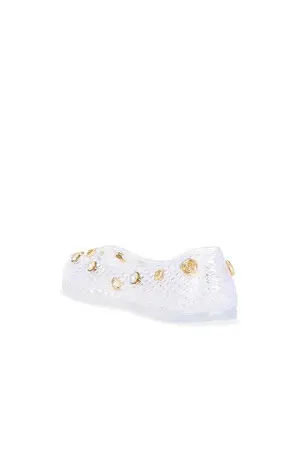 ANCIENT GREEK SANDALS Iro Flat - Clear Shells