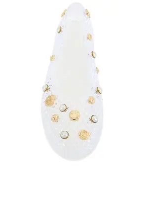 ANCIENT GREEK SANDALS Iro Flat - Clear Shells