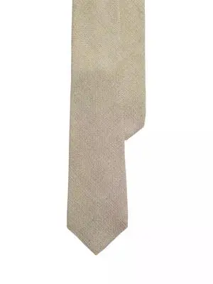 Ralph Lauren Purple Label Piqué Tie - Neutrals