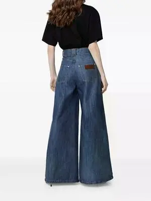 AMAPO Five-pocket Wide Leg Jeans