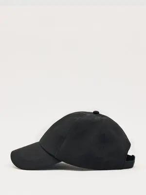 REISS Embroidered-logo Tech Baseball Cap - Black