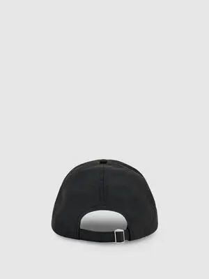 REISS Embroidered-logo Tech Baseball Cap - Black