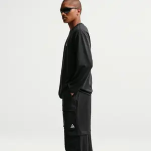Nike Smith Summit" Zip Cargo Pants - Black