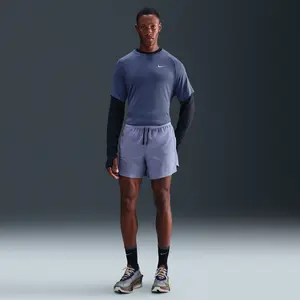 Nike Stride Dri-fit 5" 2-in-1 Running Shorts - Blue