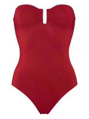 ERES Cassiopée Bustier-neck One-piece Swimsuit - Red