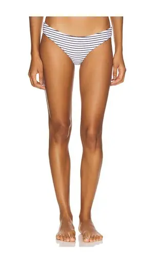 Onia Lily Bikini Bottom - White & Deep Navy