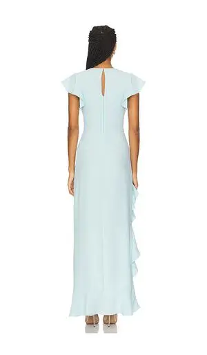 Amanda Uprichard Anarosa Ruffled High-low Dress - Larimer