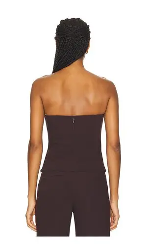 Amanda Uprichard Soho Top - Cocoa