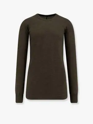 Rick Owens Basic Ls T Viscose Blend Tshirt - Green