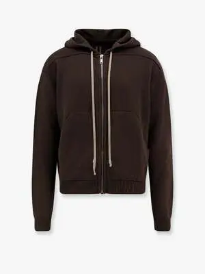 Rick Owens Cashmere Hooded Sweatshirt