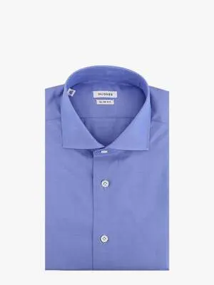NUGNES 1920 Cotton Shirt - Blue