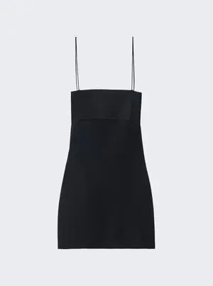 Alexander Wang Cami Band Mini Slip Dress With Logo Jacquard