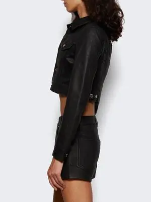Alexander Wang Shrunken Trucker Jacket
