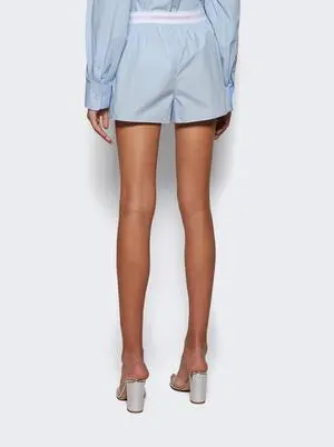 Alexander Wang Short With Logo Elastic Oxford