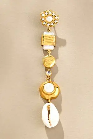 Joanna Laura Constantine Pearl Shell Dangle Earrings