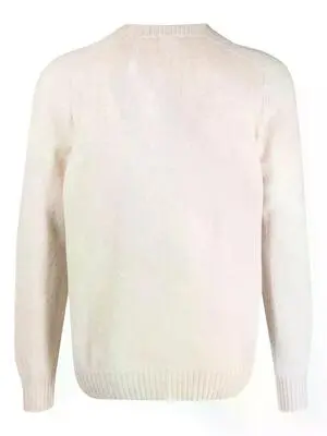 D4.0 Ribbed-trim Virgin Wool Jumper