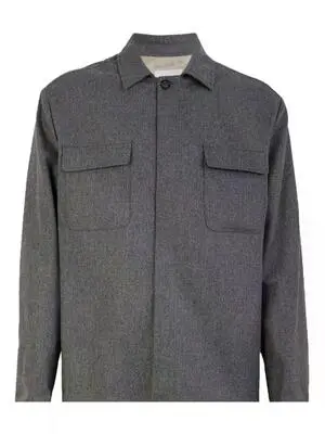 Eleventy Long-sleeve Patch-pocket Shirt