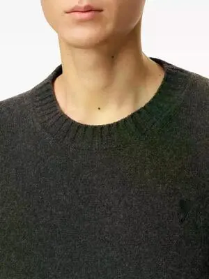 AMI Paris De Coeur Crew-neck Sweater