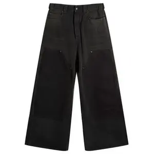 Balenciaga Grunge Ripped Off Baggy Trousers