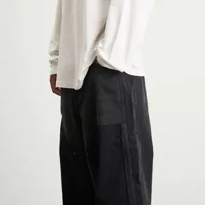 Balenciaga Grunge Ripped Off Baggy Trousers