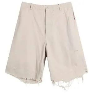 Balenciaga Distressed Shorts For Men