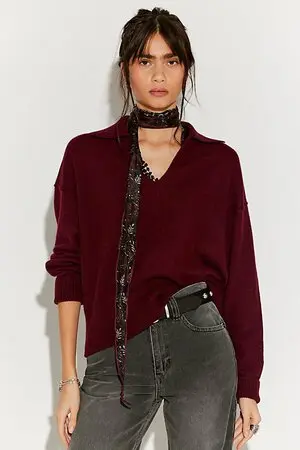 Free People Collared Sweaters For Women