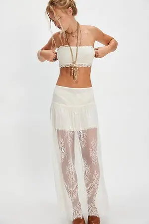 Free People Together Again Slip Set - Sugar Swizzle