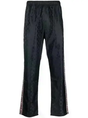 DIESEL® Logo-jacquard Track Pants - Black