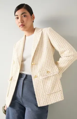 LK BENNETT Julia Tweed Jacket