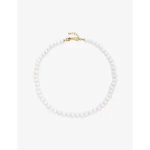 Monica Vinader Nomade Bold Pearl Necklace - Gold