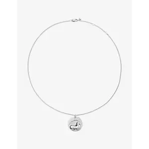 Monica Vinader Aries Zodiac Pendant Necklace - Silver