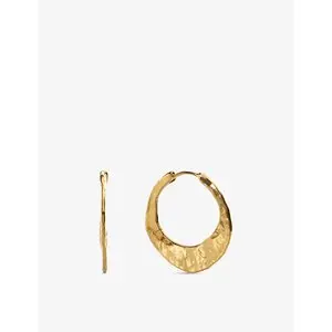 Monica Vinader Capri Hoop Earrings - Gold