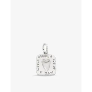 Monica Vinader Love Token Charm - Silver
