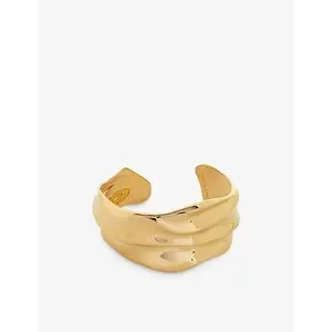 Monica Vinader Nomade Bold Cuff - Gold