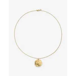 Monica Vinader Taurus Zodiac Pendant Necklace - Gold