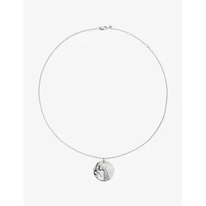 Monica Vinader Aquarius Zodiac Pendant Necklace - Silver