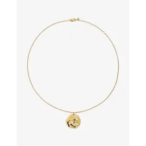 Monica Vinader Leo Zodiac Pendant Necklace - Gold