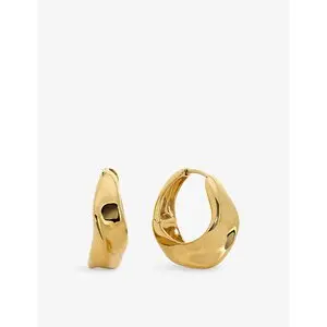 Monica Vinader Nomade Medium Hoop Earrings - Gold