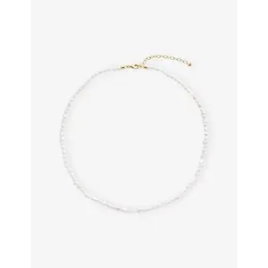 Monica Vinader Capri Keshi Pearl Necklace - Gold