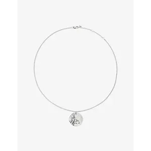 Monica Vinader Libra Zodiac Pendant Necklace - Silver