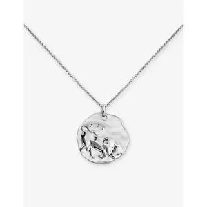 Monica Vinader Taurus Zodiac Sterling- Pendant Necklace - Silver