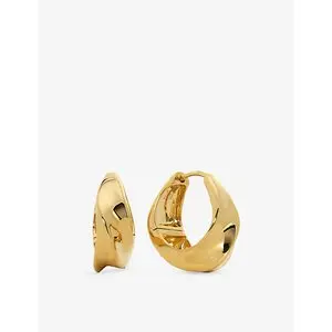 Monica Vinader Nomade Small Vermeil Hoop Earrings - Gold