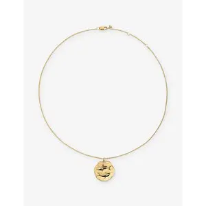 Monica Vinader Pisces Zodiac Pendant Necklace - Gold