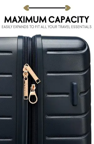 ELLE Louvre 2-piece Expandable Polycarbonate Spinner Luggage Set