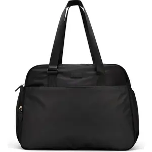 ELLE Wayfarer 40l Monogram Weekender Duffle Bag - Black